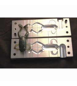 Lil frog injection soft plastic bait mold