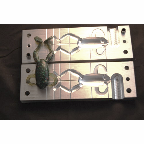 Lil frog injection soft plastic bait mold
