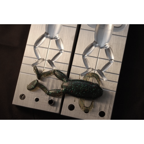 Lil frog injection soft plastic bait mold